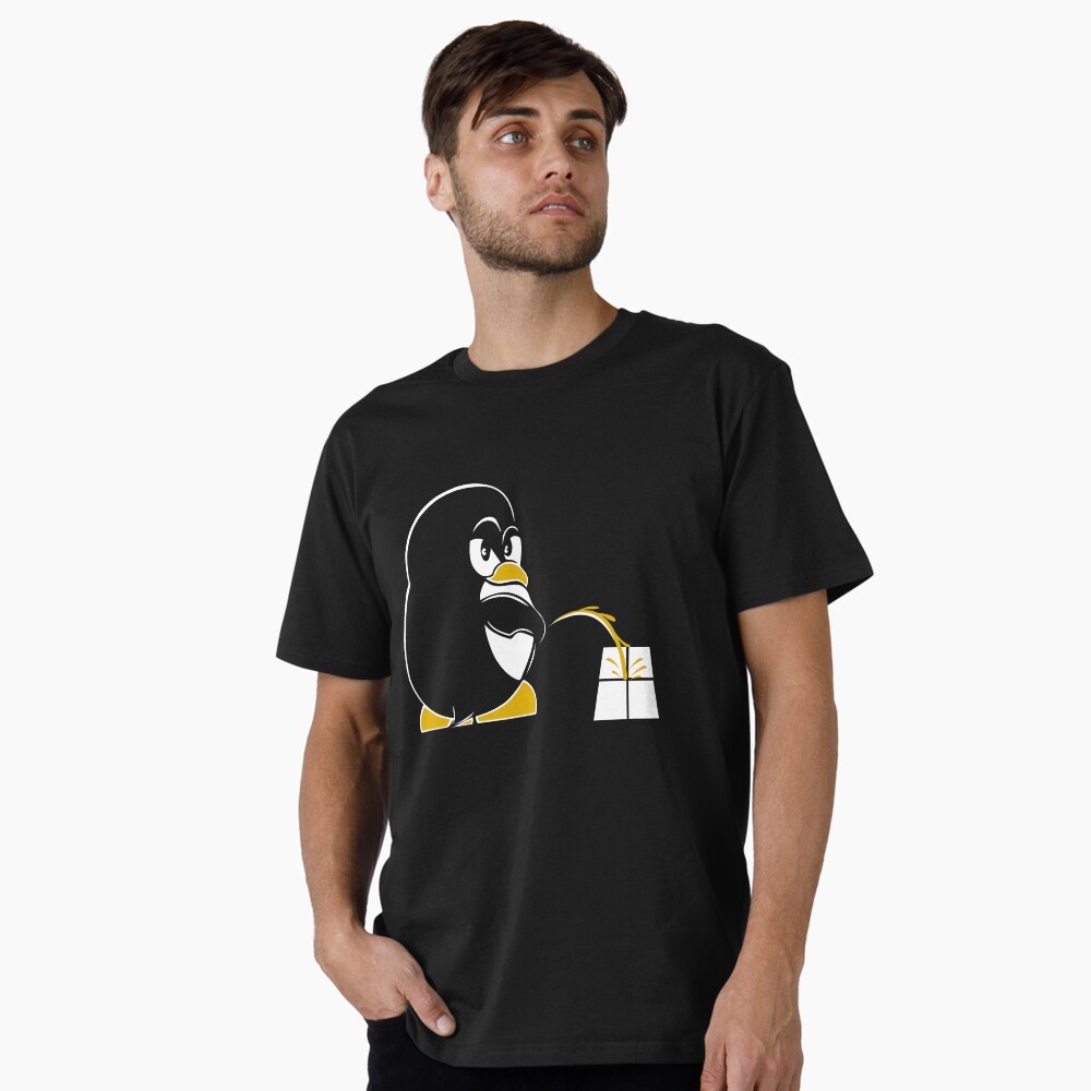 "Funny Linux Tux Sysadmin Geek Nerd Sudo Root" Essential T-Shirt for ...