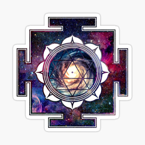 "Sri Yantra / Sri Chakra" Sticker for Sale by Nartissima | Redbubble