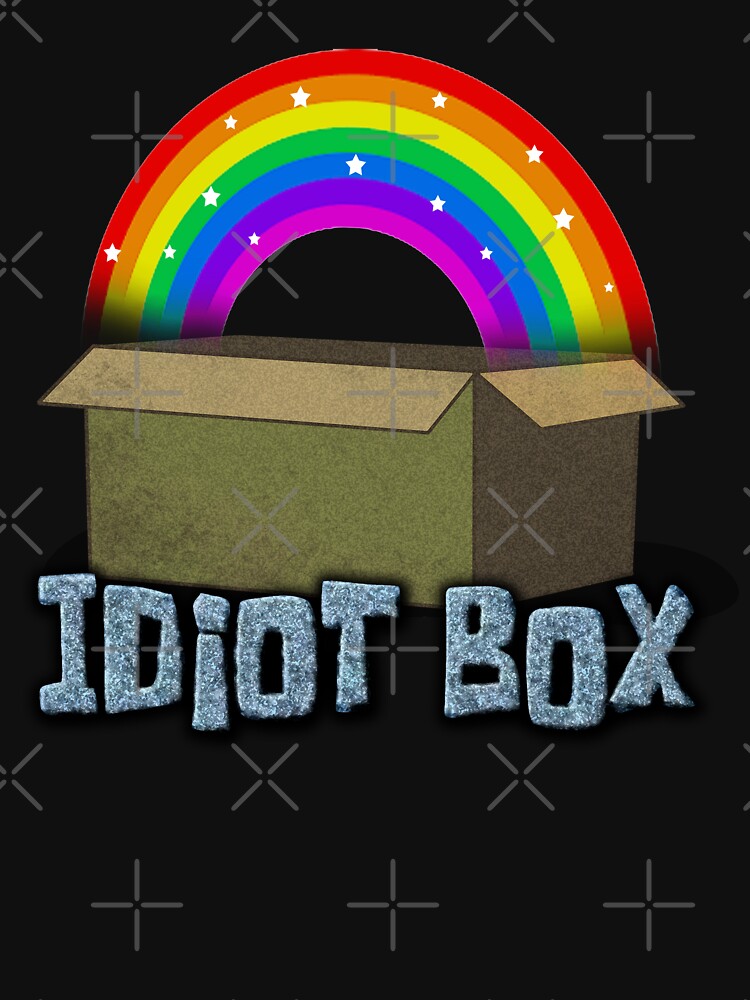 "Idiot box" T-shirt for Sale by ValentinaHramov | Redbubble | idiot box ...