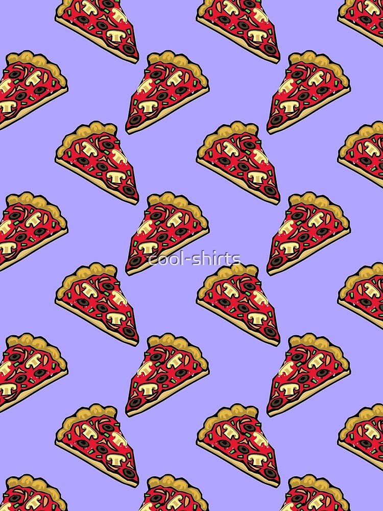 "Pizza at pastel purple background" T-shirt for Sale by cool-shirts ...