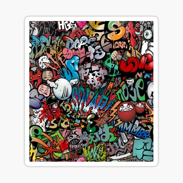 "Street Art" Sticker for Sale by montro750 | Redbubble