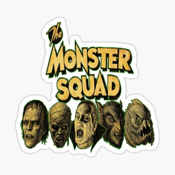 Monster Squad Stickers | Redbubble