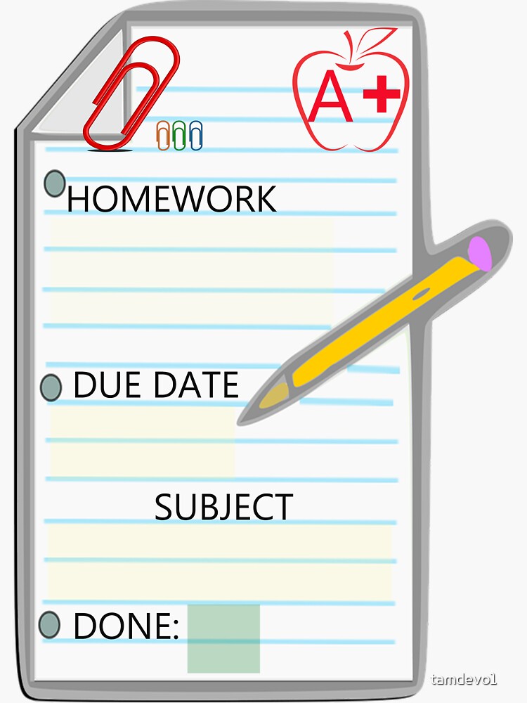 "STICKERS: HOMEWORK STICKERS, NOTEBOOKS & JOURNALS BACK TO SCHOOL ...