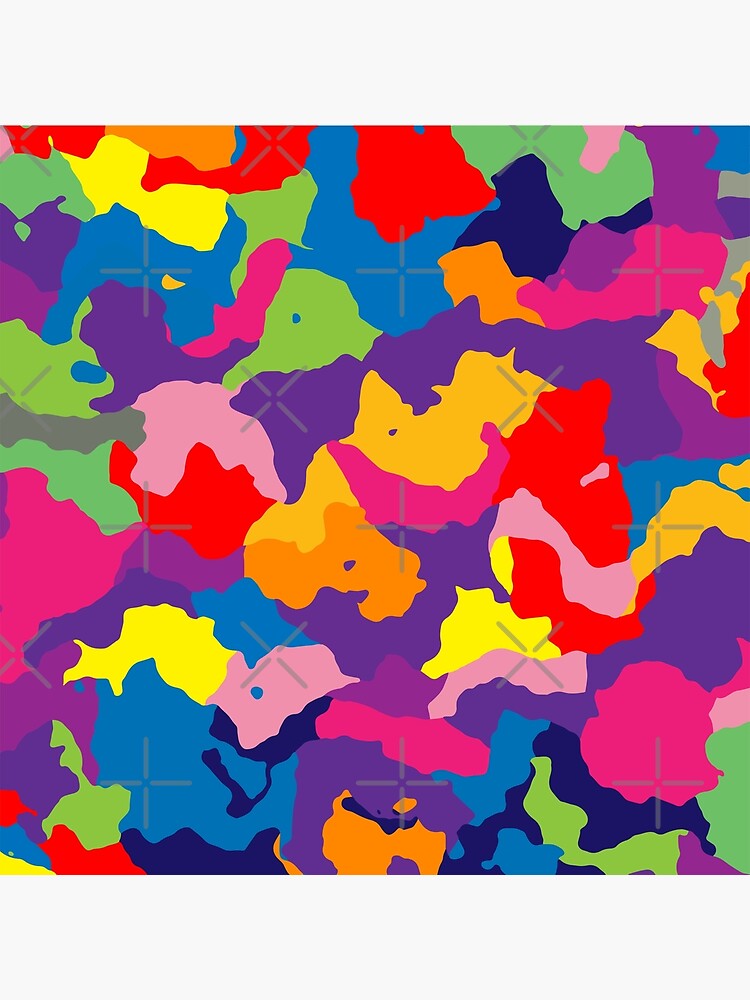 "Rainbow Camo" Poster for Sale by TheFlying6 | Redbubble