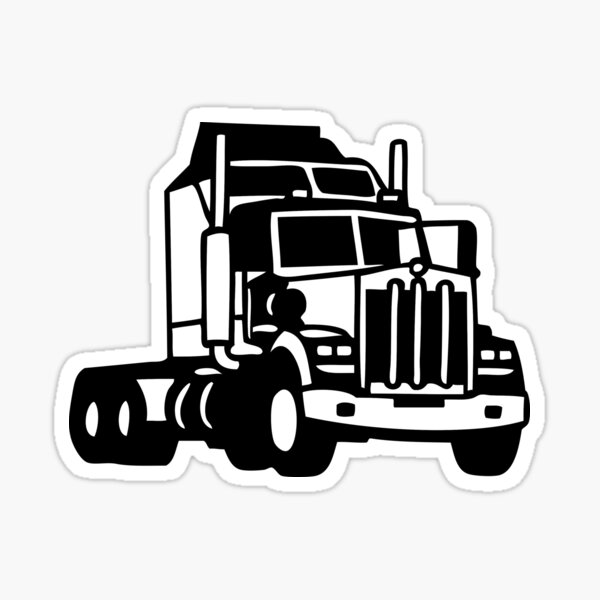 "truck truck" Sticker by huggymauve | Redbubble
