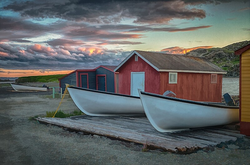 "Newfoundland Fishing Stages" by faczen | Redbubble