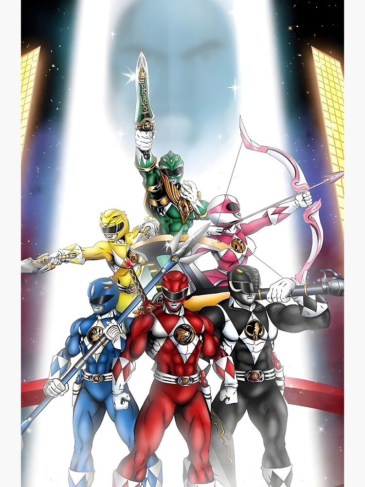 "Power Rangers - All in One" Poster for Sale by Asmat-Artist | Redbubble