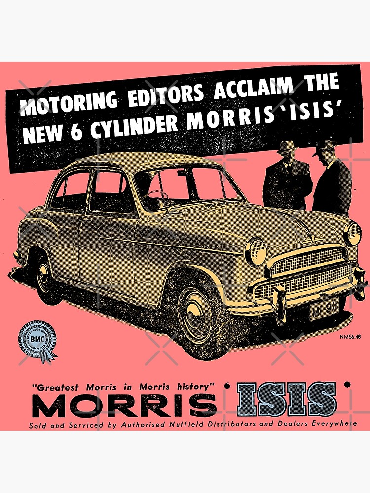 "MORRIS ISIS" Poster by ThrowbackMotors | Redbubble