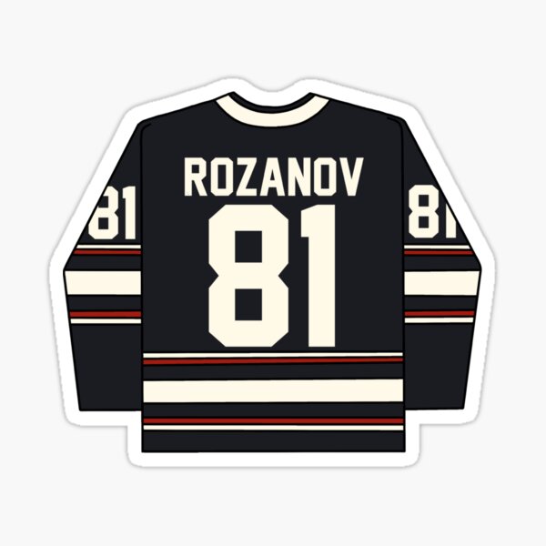 "Ilya Rozanov 81 Jersey " Sticker for Sale by stylesbylex | Redbubble