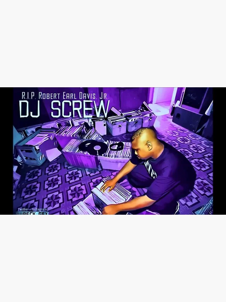 "RIP DJ SCREW" Sticker for Sale by ashleymariec | Redbubble