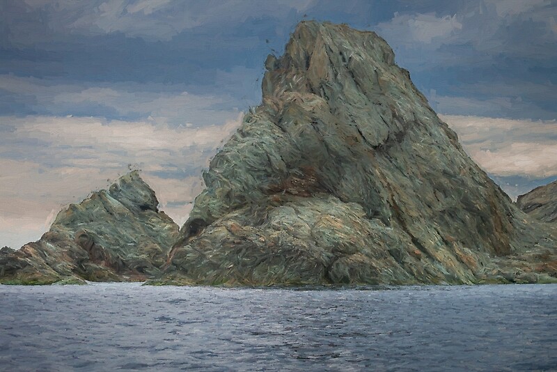 "Newfoundland Rock Formation Painting" by faczen | Redbubble