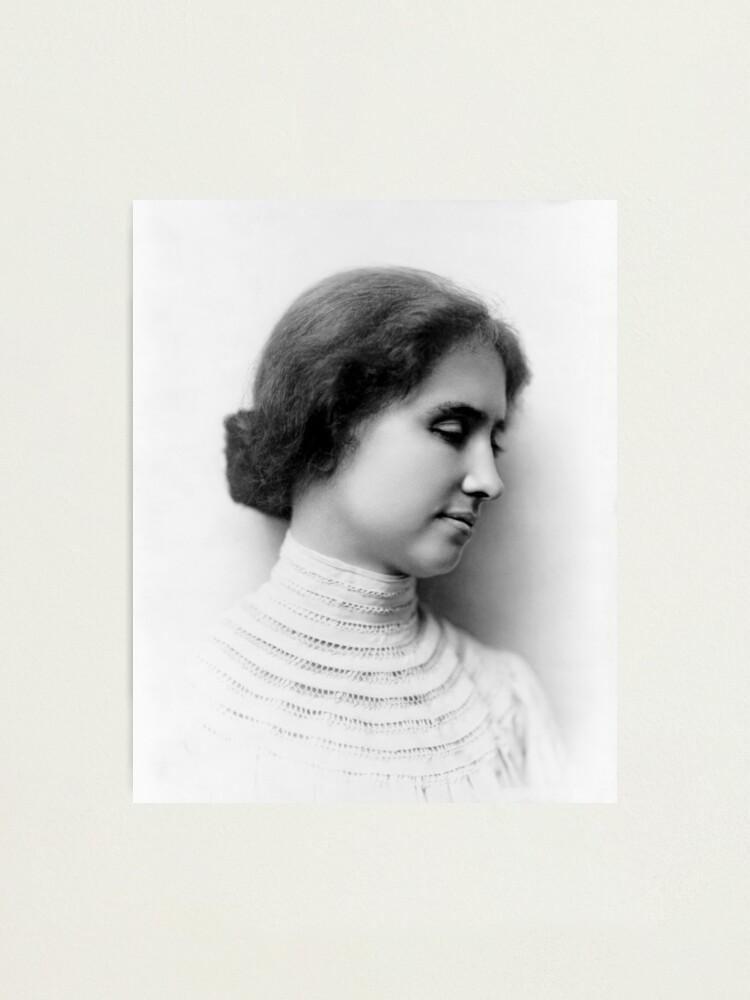 "Helen Keller Portrait " Photographic Print by warishellstore | Redbubble