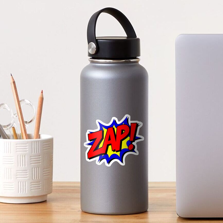 "ZAP! Comic Book Style" Sticker by phandiltees | Redbubble