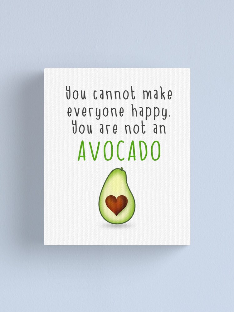 "Avocado Vintage Love - Retro Avo Art" Canvas Print for Sale by ...