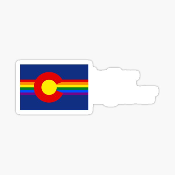 "Take pride in Colorado! Show support for all Coloradans!" Sticker for ...