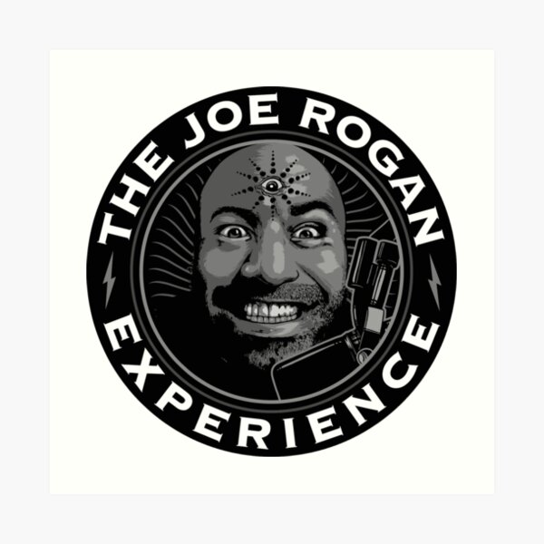 "Joe Rogan black and white" Art Print by howardstein3rd | Redbubble
