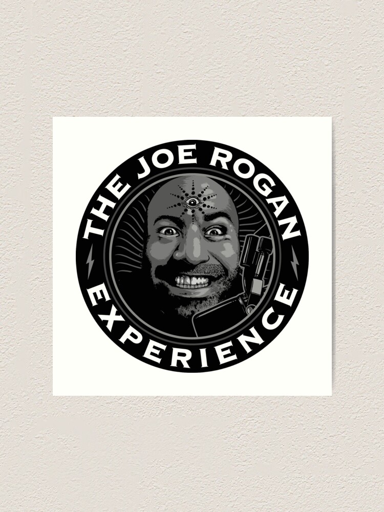 "Joe Rogan black and white" Art Print by howardstein3rd | Redbubble