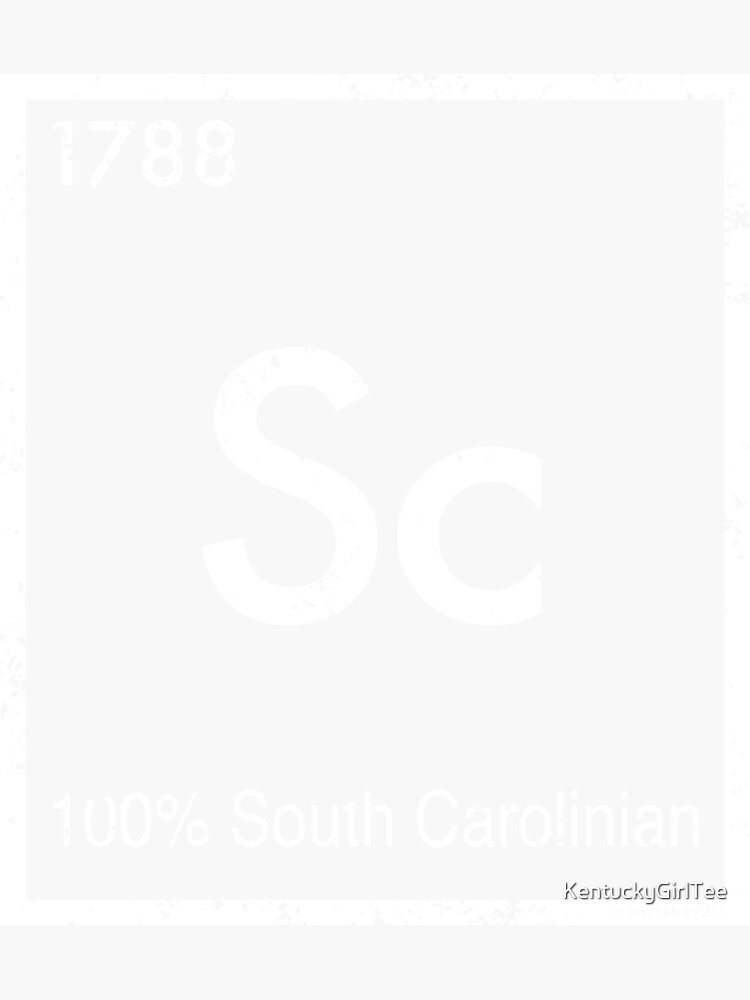 "Cute Periodic Table Shirt South Carolina Periodic Table" Sticker by ...