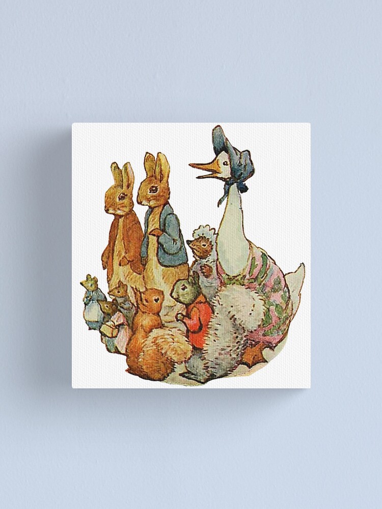 "Beatrix Potter Characters" Canvas Print for Sale by AmyOlsen | Redbubble
