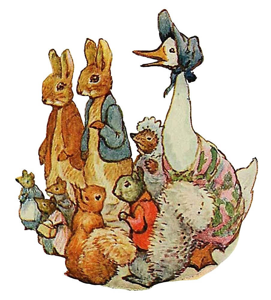 "Beatrix Potter Characters" by Amy Olsen | Redbubble