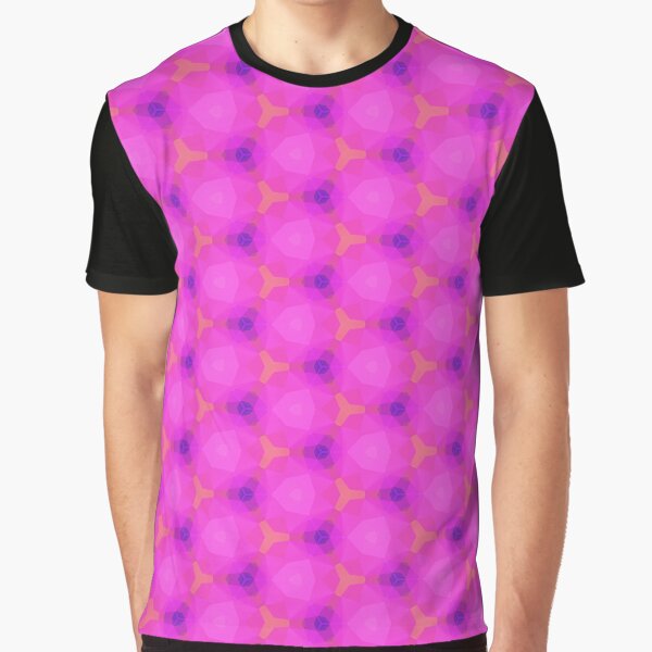"purple geometric triangles seamless colorful repeat pattern" Graphic T ...