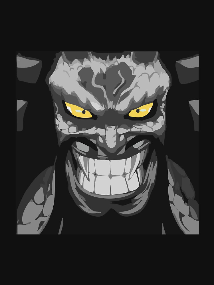 "Kaido Portrait — Monochrome Anime Face with Vivid Beast Eyes - One ...