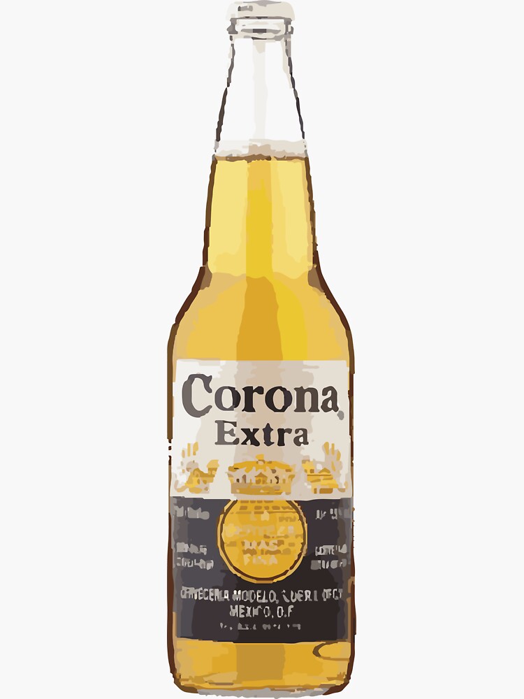 "corona extra" Sticker by cgidesign2 | Redbubble
