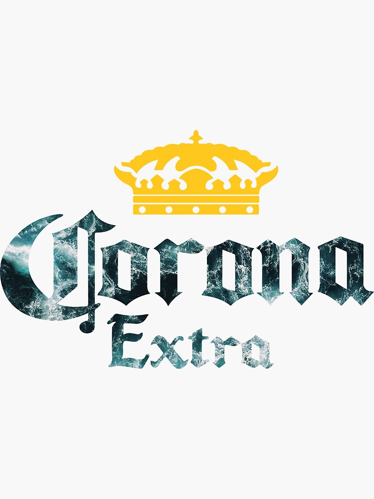 "corona extra" Sticker for Sale by cgidesign2 | Redbubble