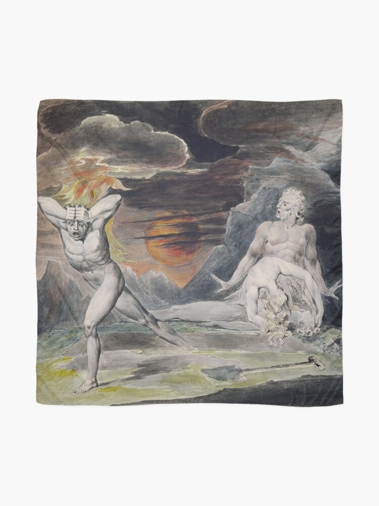 "HD Cain Fleeing from the Wrath of God, by William Blake HIGH ...