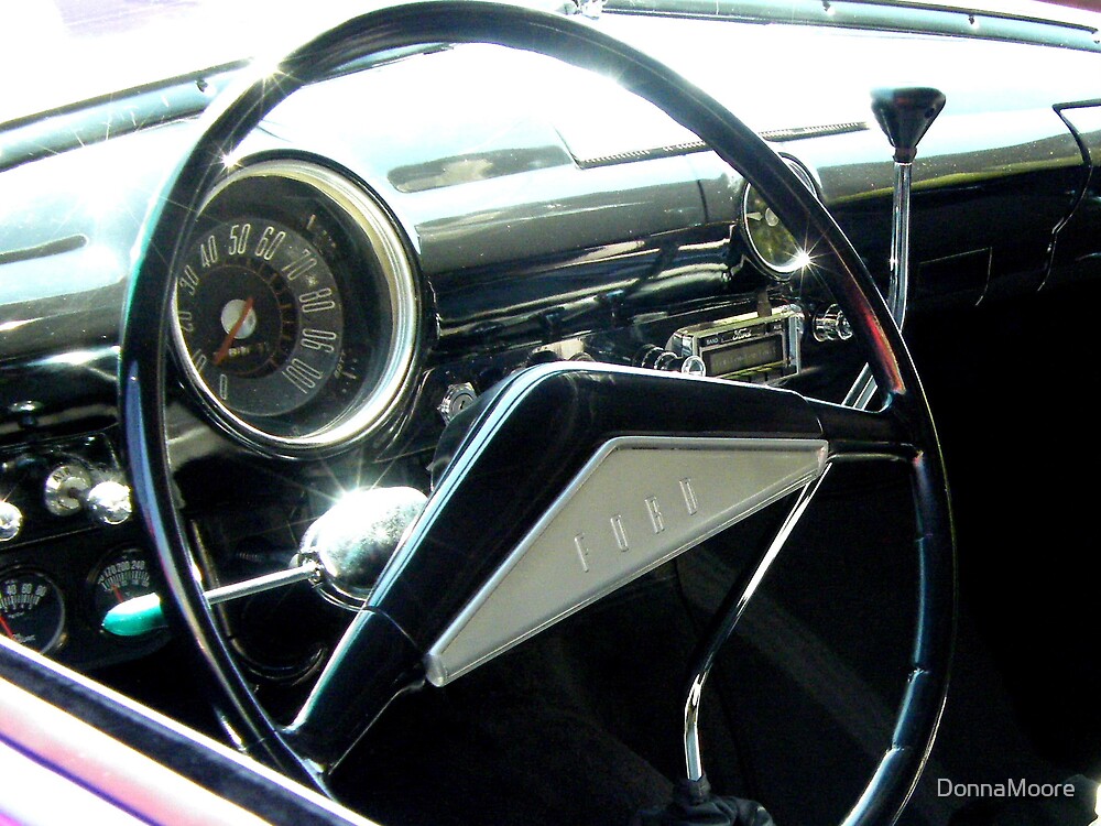 "1950 Ford Coupe dash......" by DonnaMoore | Redbubble