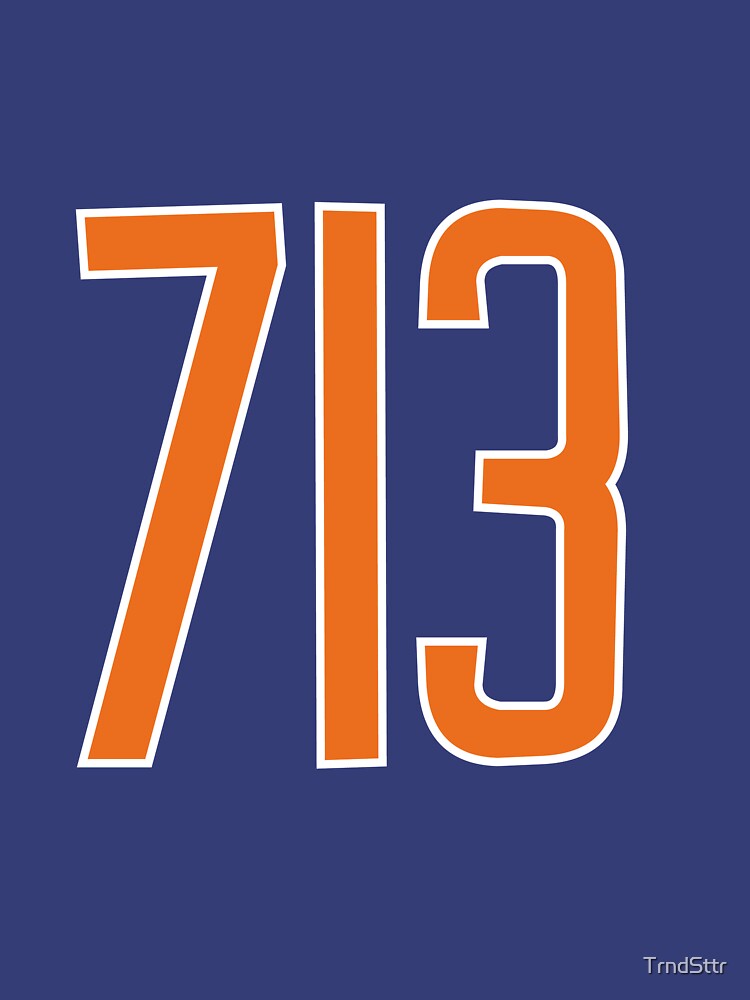 "713 Area Code Gift for Houston Pride" T-shirt for Sale by TrndSttr ...