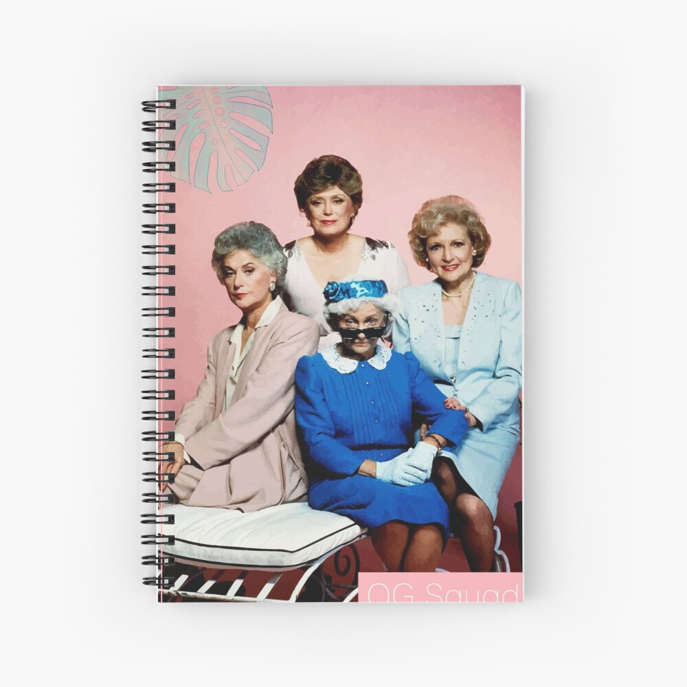 "The Golden Girls" Spiral Notebook for Sale by ConFlei | Redbubble