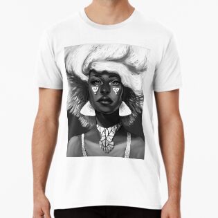 "White Fro" by ROTM | Redbubble