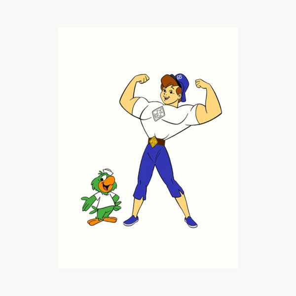 "Sinbad Jr and his magic belt cartoon" Art Print by GSunrise | Redbubble