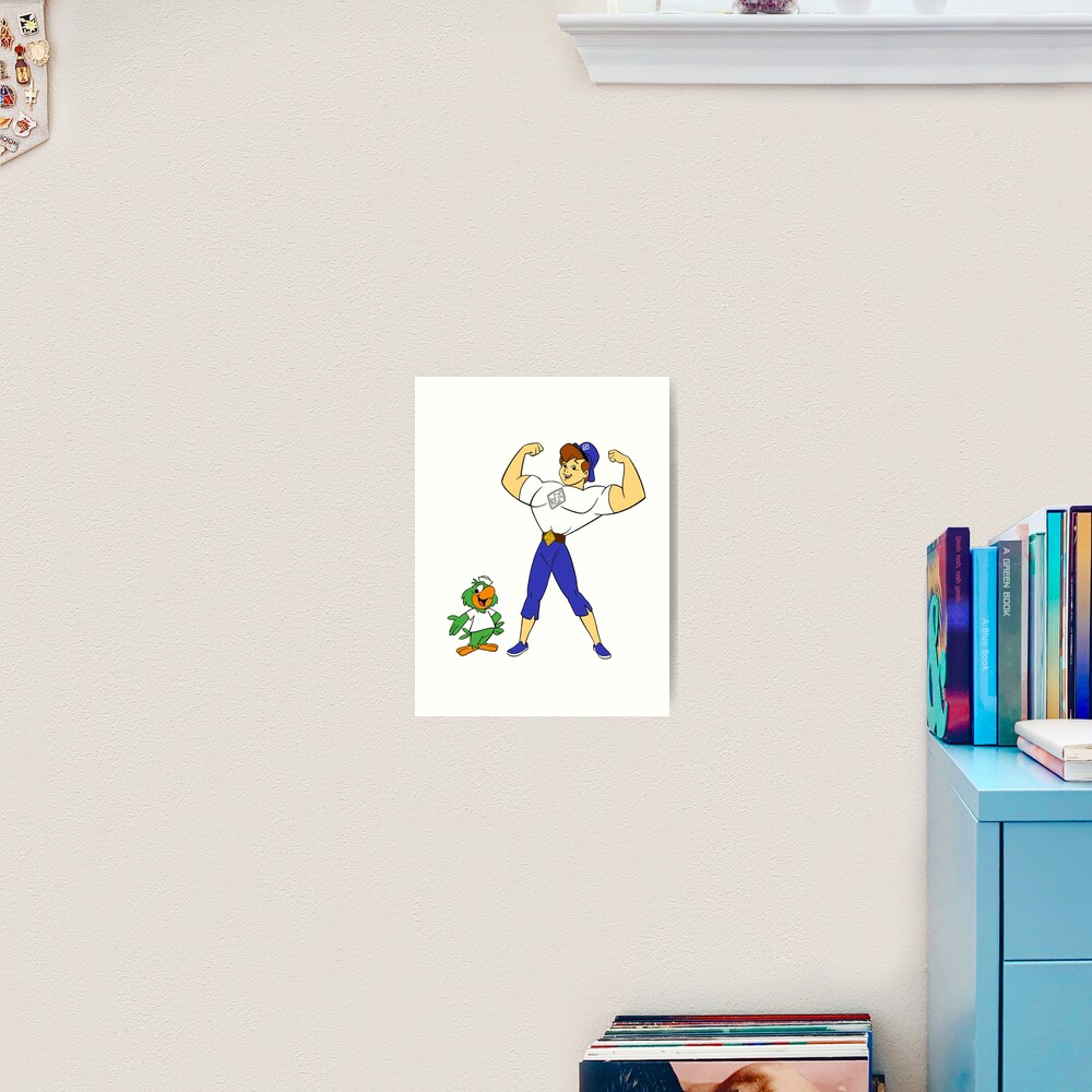 "Sinbad Jr and his magic belt cartoon" Art Print by GSunrise | Redbubble