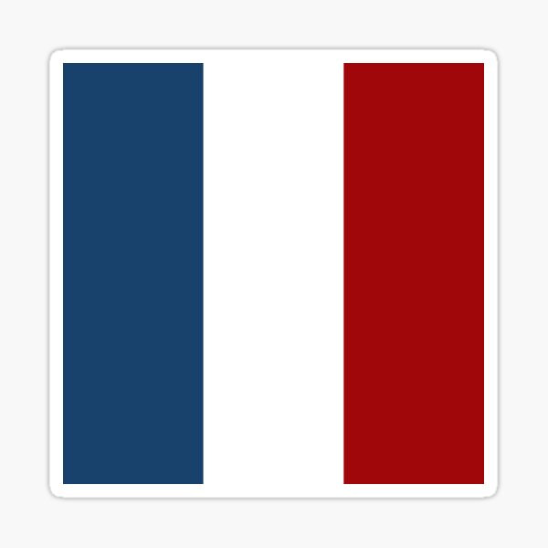 "French Flag" Sticker for Sale by MilitaryCandA | Redbubble