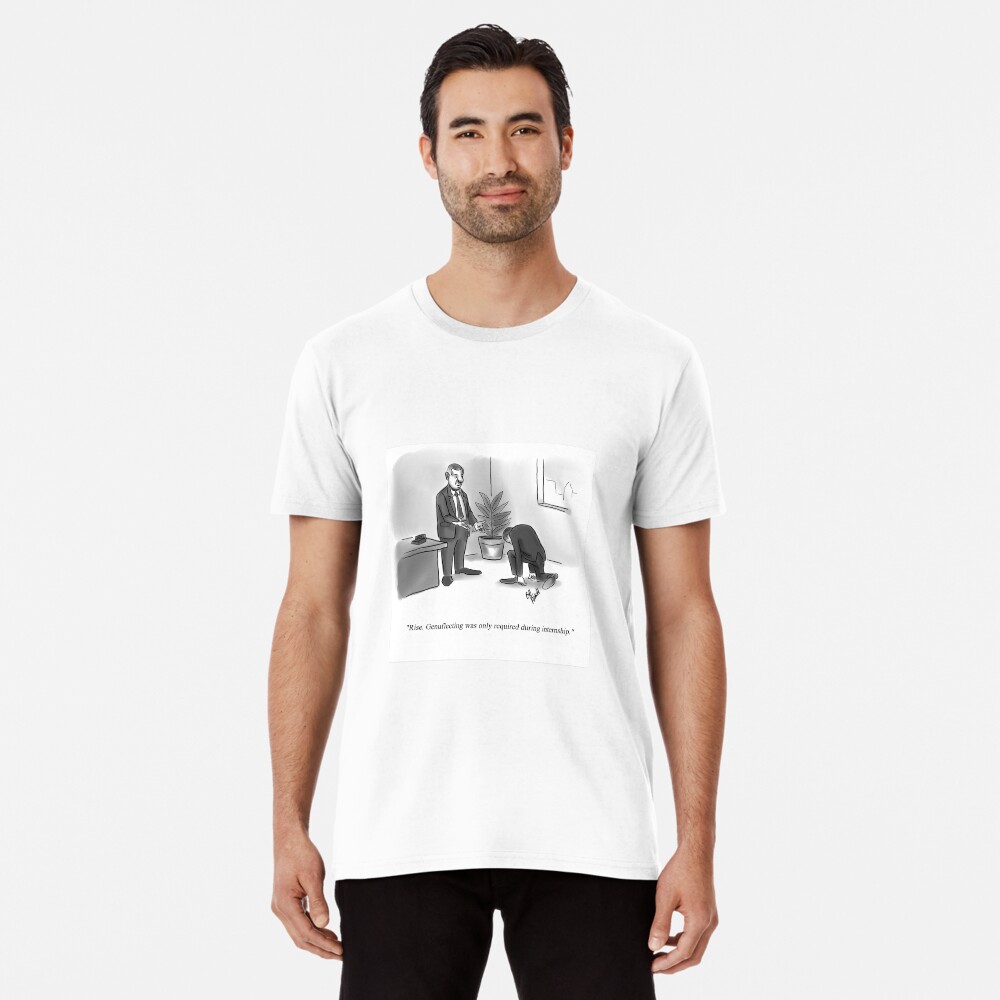 "Funny Business Internship Cartoon Humor" Art Print for Sale by Bill ...