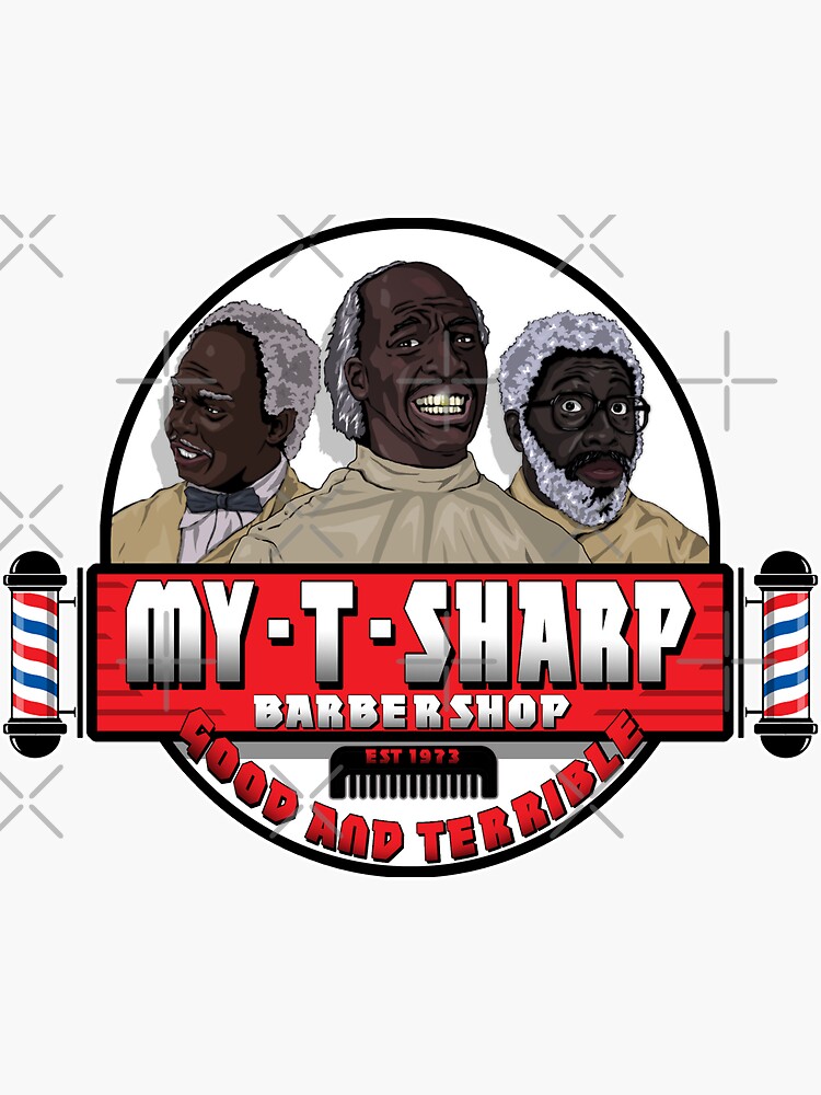 "My-T-Sharp" Sticker for Sale by TVMdesigns | Redbubble