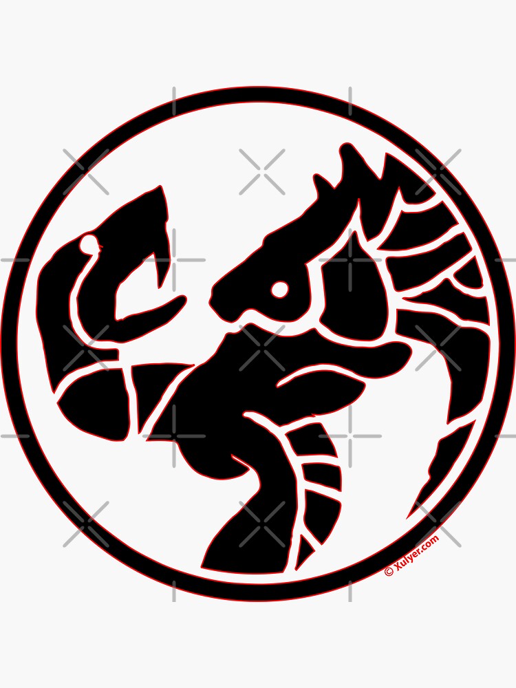 "Eagle and Snake - Aguila y Serpiente" Sticker for Sale by xulyer ...