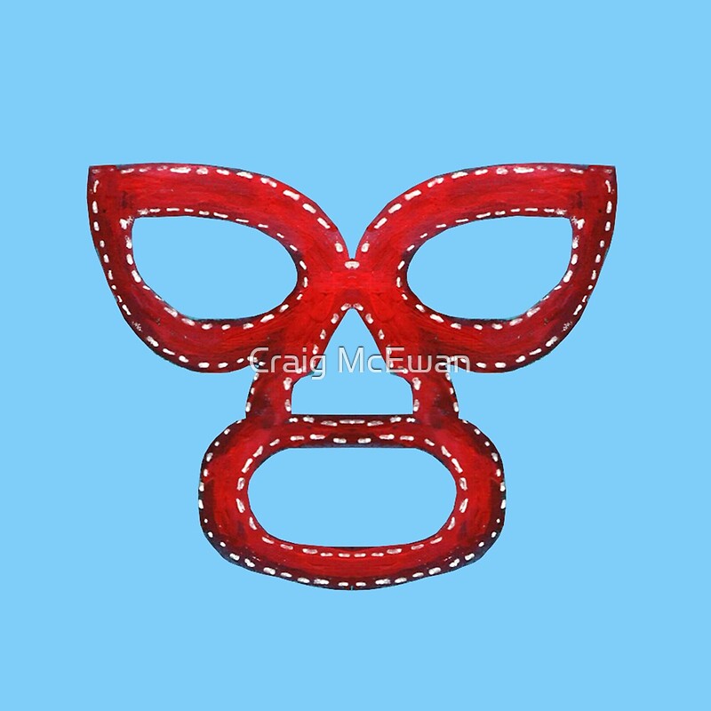 "Nacho Libre Mask" by Craig McEwan | Redbubble