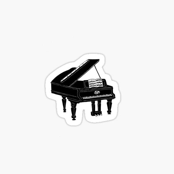 Piano Stickers | Redbubble