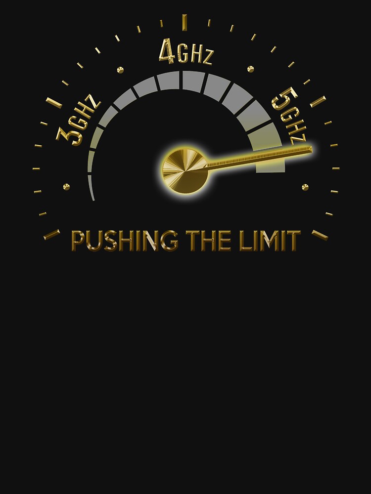 "Overclock - Pushing The Limit" T-shirt for Sale by AlertConch ...