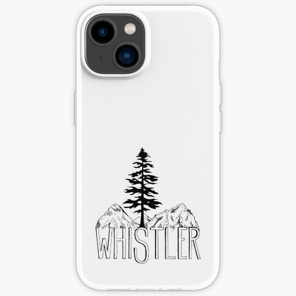 "Whistler BC Canada Sitka Tree and Mountains" iPhone Case for Sale by ...