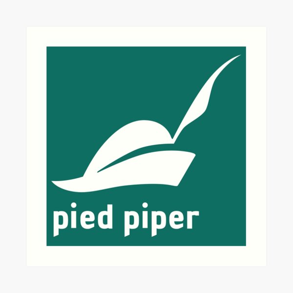 "pied piper vintage logo" Art Print for Sale by Retro-Freak | Redbubble