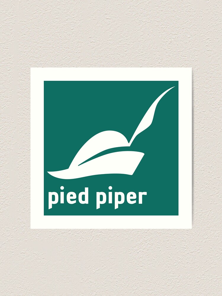 "pied piper vintage logo" Art Print for Sale by Retro-Freak | Redbubble