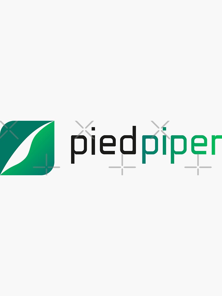 Pegatina «pied piper new logo» de Retro-Freak | Redbubble