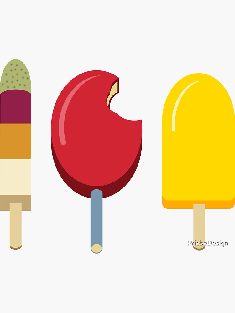 "Popsicle combination" Sticker by PriebeDesign | Redbubble