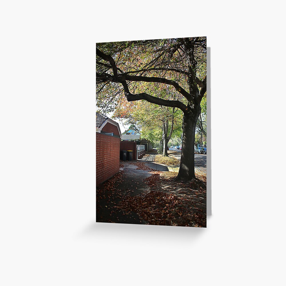 "Leaf Street Art" Greeting Card by JayBuwalda | Redbubble