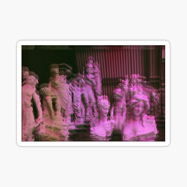 "Trippy Roman Statues" Sticker by 8bitfantasies | Redbubble