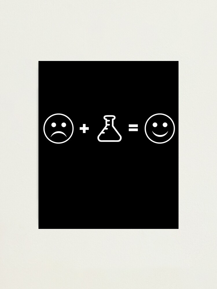 "Sad Face Test Tube Science Smiley Face" Photographic Print by ...